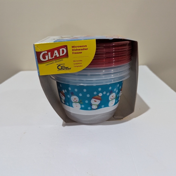 Glad | Kitchen | New 8 Pc Glad Penguins Food Storage Containers Cc ...